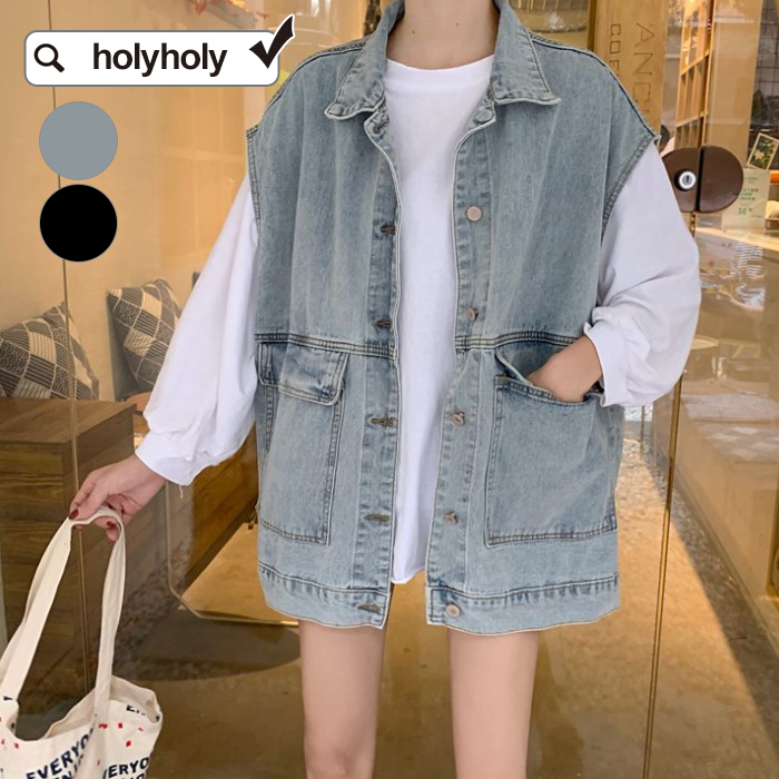 BIGポケットノースリーブベストholyholy アバーター貿易 合同会社 問屋・仕入れ・卸・卸売の専門【仕入れならNETSEA】