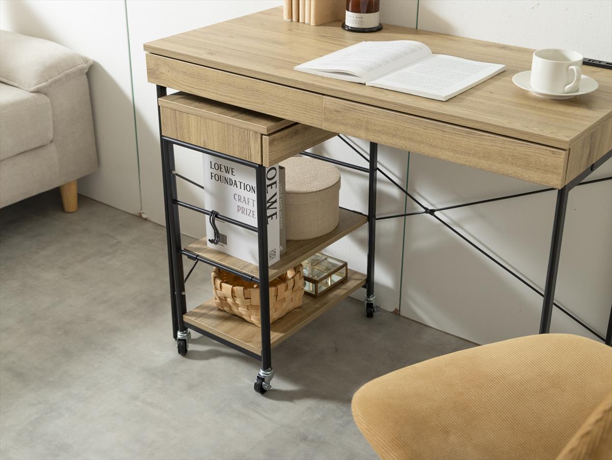 【2点セット】Amitie 幅90cm デスク&ラックセット 株式会社 イーナ 問屋・仕入れ・卸・卸売の専門【仕入れならNETSEA】