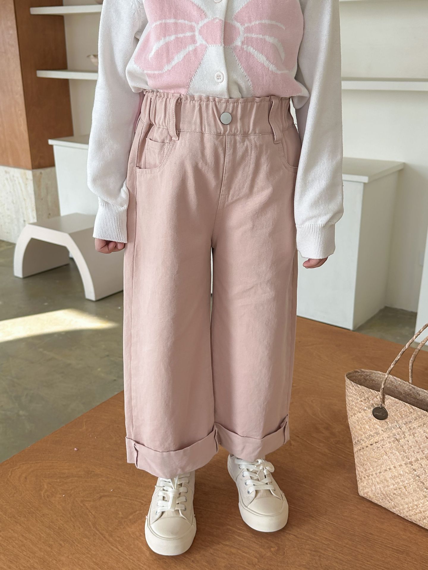 2024春新作 韓国風子供服 ベビー服 女の子 カジュアルパンツ 90-150cm 個人事業主 Light of the sea | 卸売・ 問屋・仕入れの専門サイト【NETSEA】