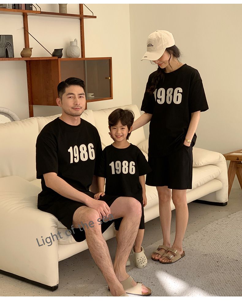 2024新作 韓国子供服 親子服 男女兼用半袖トップス+ショートズボン 2点セット 2色80-140cm 個人事業主 Light of the sea 問屋・仕入れ・卸・卸売の専門【仕入れなら ...