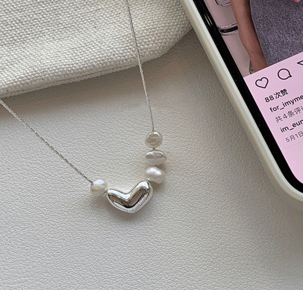 ハート淡水パールネックレス UP to YOU 問屋・仕入れ・卸・卸売の専門【仕入れならNETSEA】