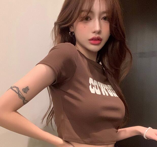 レディース・ホット・トップス・半袖・Tシャツ・気質・夏新作・M-2XL・全2色 雅雅 株式会社 問屋・仕入れ・卸・卸売の専門【仕入れならNETSEA】