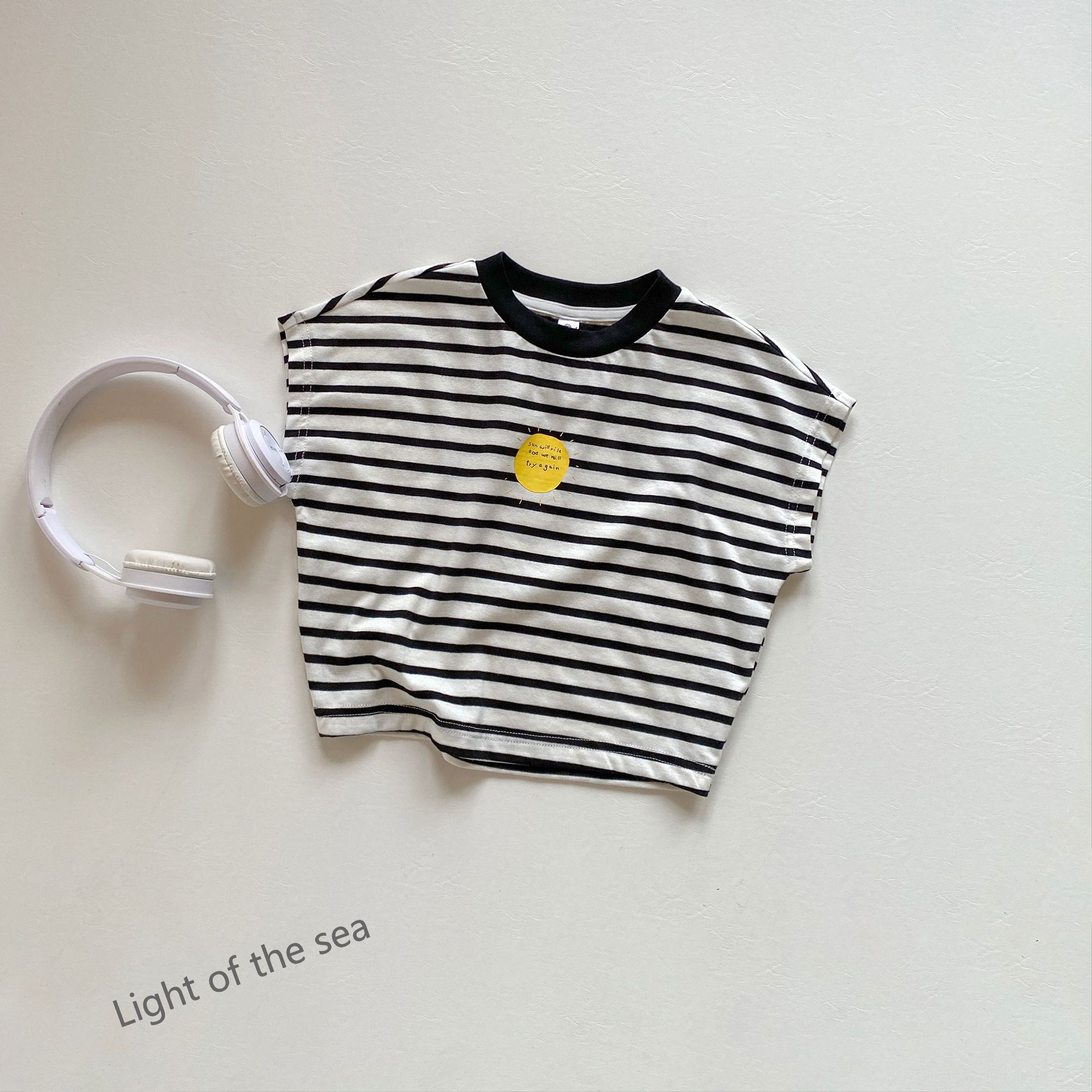 2024夏新作 ベビー服 韓国風子供服 男女兼用 半袖 トップス 90cm-130cm 個人事業主 Light of the sea | 卸売・ 問屋・仕入れの専門サイト【NETSEA】