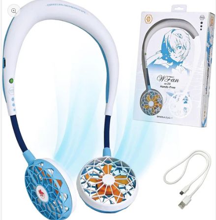 【即納】 ダブルファン ver.2.0 エヴァンゲリオンスポーツ レイモデル 首掛け 携帯扇風機 DF210EVWB | 卸売・ 問屋・仕入れの専門サイト【NETSEA】