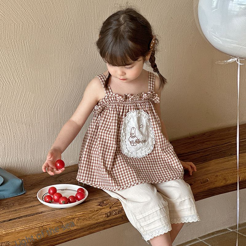 2024夏新作 ベビー服 韓国風子供服 女の子 袖なし トップス 80cm-130cm 個人事業主 Light of the sea | 卸売・ 問屋・仕入れの専門サイト【NETSEA】