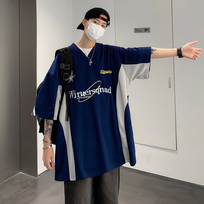 メンズ・Tシャツ・ブラウス・新作 ・ゆとり・気質・半袖Tシャツ・トップス・M～3XL 2色 | 卸売・ 問屋・仕入れの専門サイト【NETSEA】