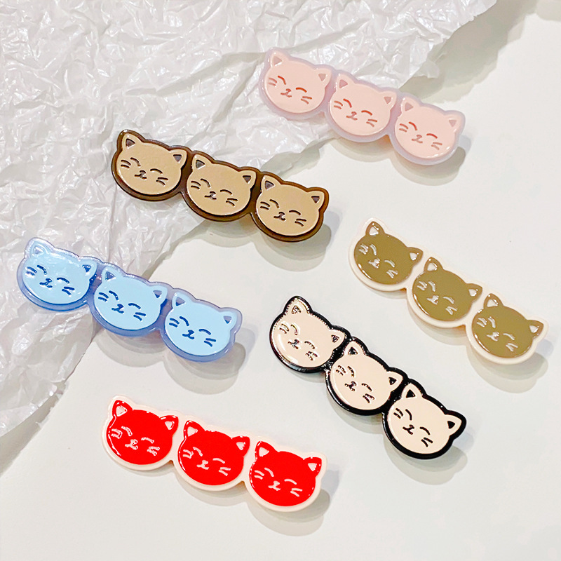 6色 猫の雑貨 韓国人気 かわいい 猫のヘアピン 猫のヘアクリップ 女性 ヘアアクセサリー 猫のアクセサリー 株式会社 A Mark Plus 問屋・仕入れ・卸・卸売の専門【仕入れならNETSEA】