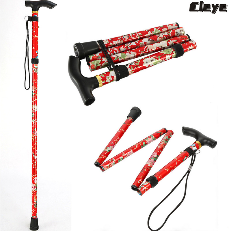 プリント杖アルミ合金五節折り畳み杖伸縮戸外登山杖滑り止め老人助歩杖ファンシー18 NETSEA中国輸入旗艦店 | 卸売・ 問屋・仕入れの専門サイト【NETSEA】