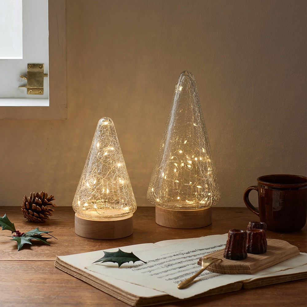 SSH：インテリアに馴染む クラックガラスのLEDライト ツリー 株式会社 NKT 問屋・仕入れ・卸・卸売の専門【仕入れならNETSEA】