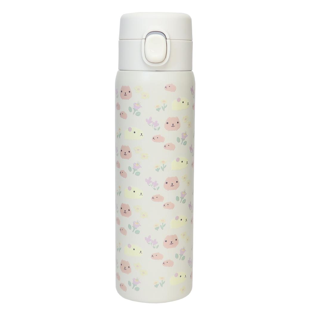 【水筒】カピバラさん ステンレスワンプッシュボトル 480ml おはな 株式会社 ブライエンタープライズ | 卸売・ 問屋・仕入れの専門サイト【NETSEA】