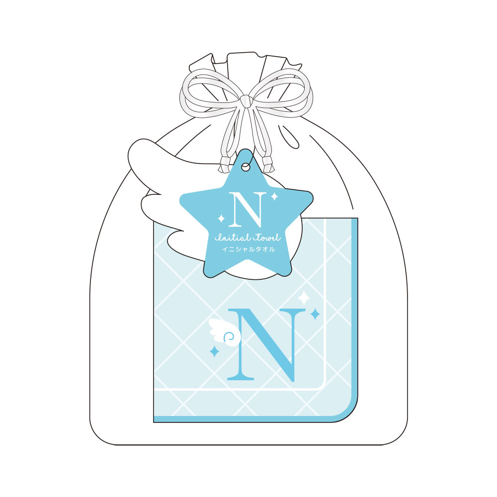 TF-5538331TN 巾着入りイニシャルタオル N | 卸売・ 問屋・仕入れの専門サイト【NETSEA】