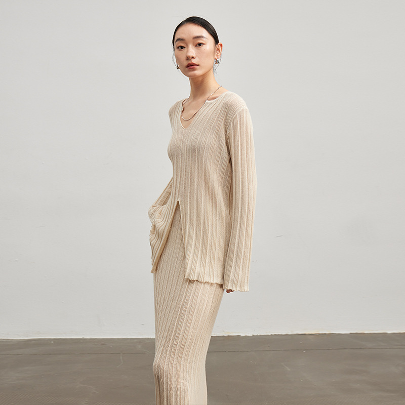 Vネックオープンソーター2点セット春高級カジュアル | 卸売・ 問屋・仕入れの専門サイト【NETSEA】