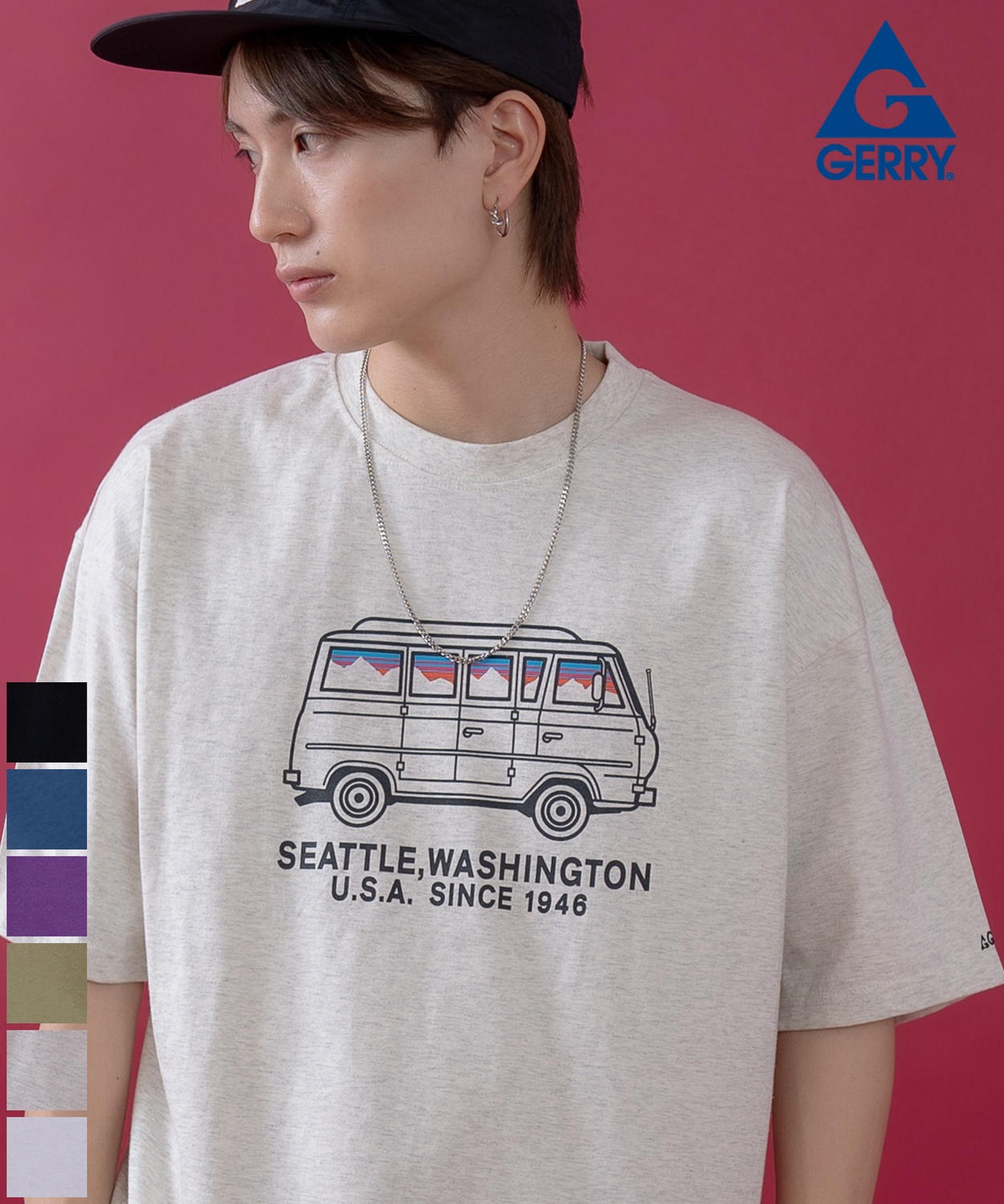 【GERRY】別注カラーバン半袖Tシャツ | 卸売・ 問屋・仕入れの専門サイト【NETSEA】