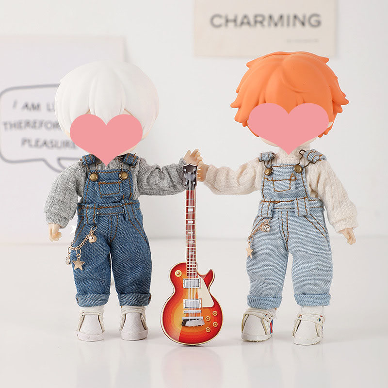 コーディネート ドール衣装 着せ替え 12-16cm通用 ob11 12分bjd molly GSC ぬい服 デニム サロペット5色 | 卸売・ 問屋・仕入れの専門サイト【NETSEA】