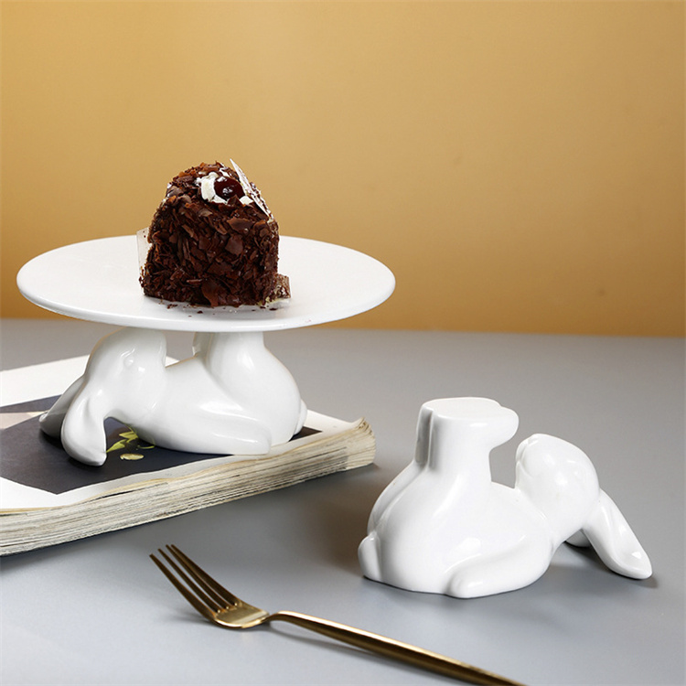 当店在庫あり セラミック製 ヨーロピアンウサギモチーフプレート 3WAY使用可！スイーツ・フルーツ | 卸売・ 問屋・仕入れの専門サイト【NETSEA】