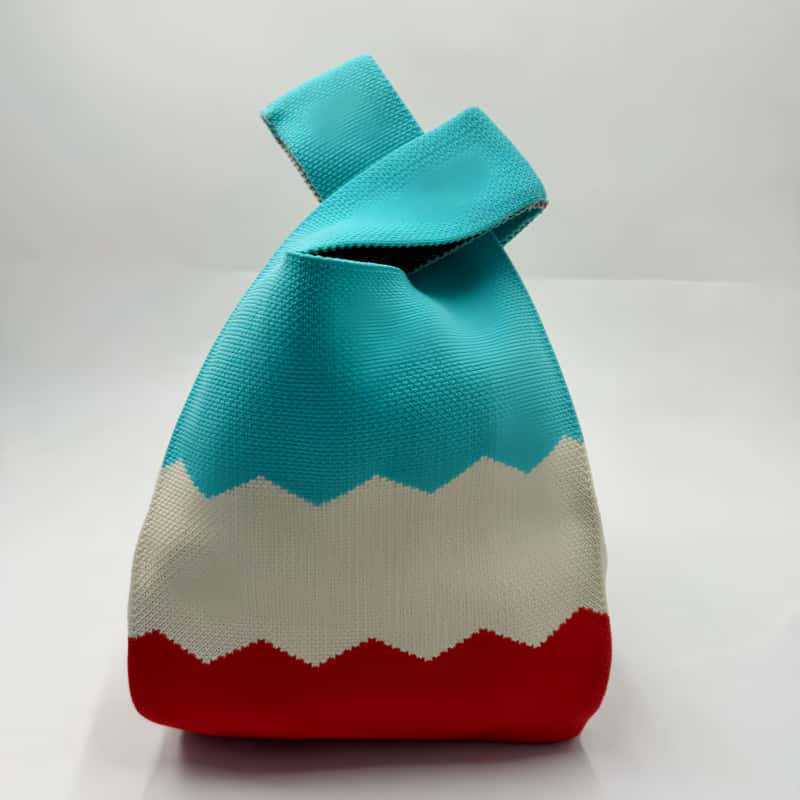 パンダ ニット 中国風 月餅 手提げ袋 波型 青 70g | 卸売・ 問屋・仕入れの専門サイト【NETSEA】