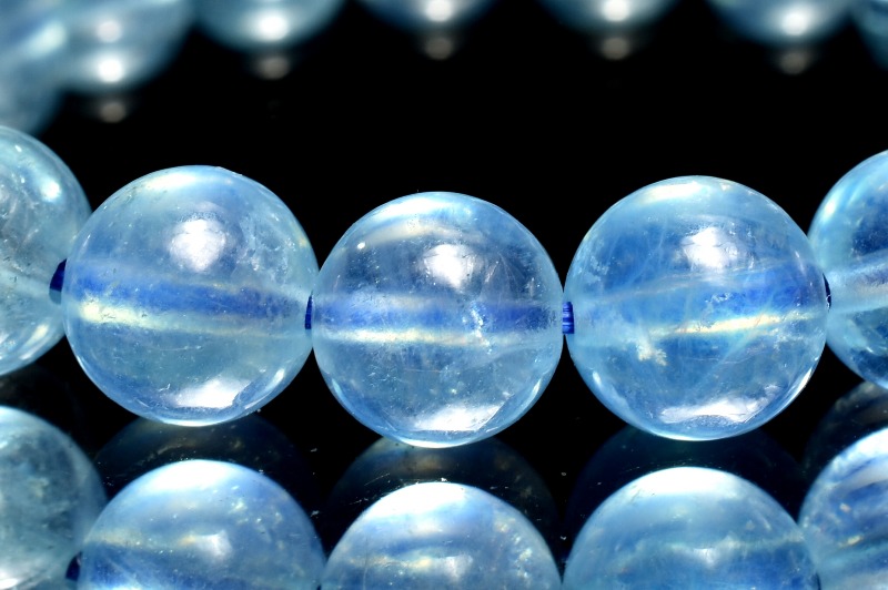 【1点物】とろみシラー アクアマリン 8.5mm ブレスレット _M10129 | 卸売・ 問屋・仕入れの専門サイト【NETSEA】