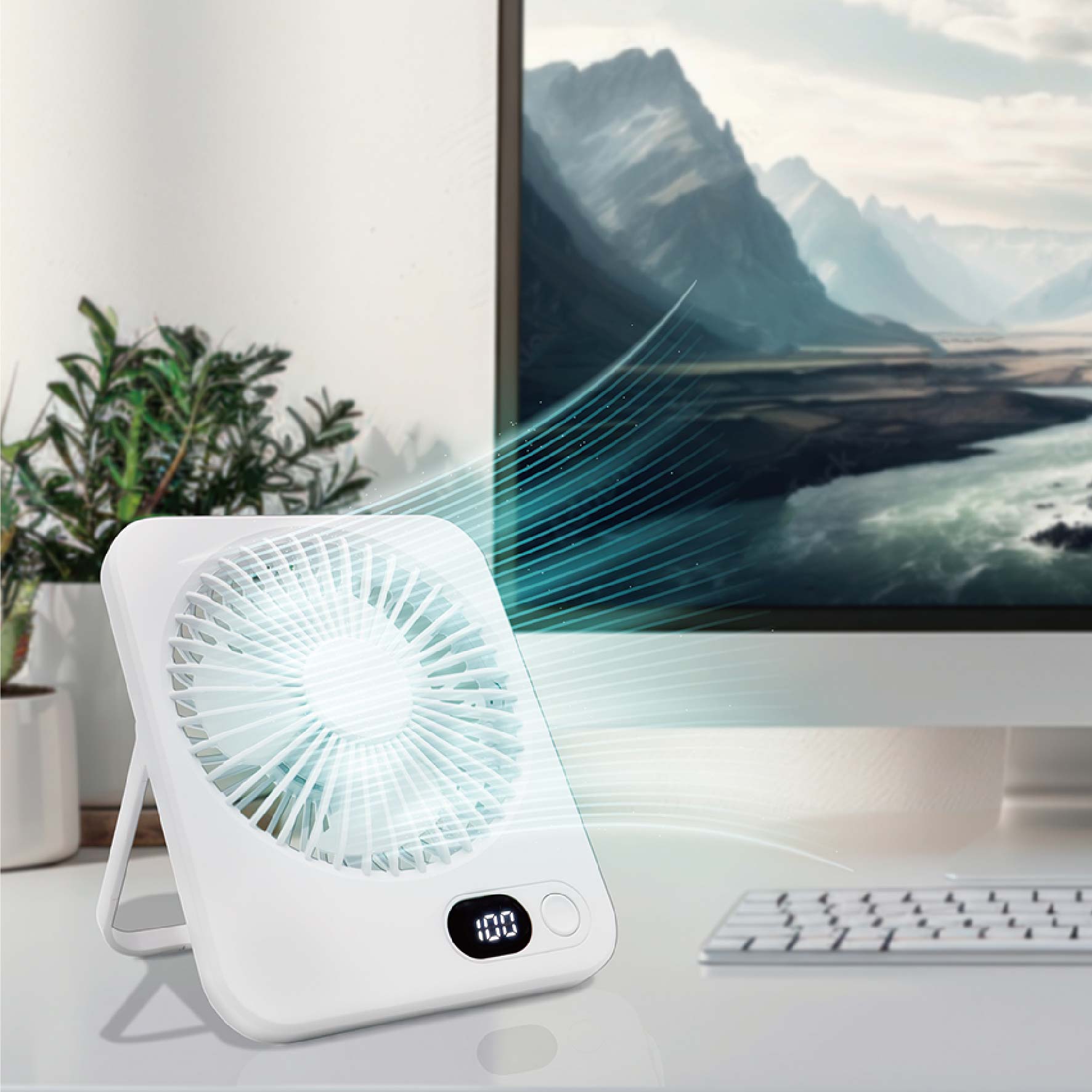 USB充電式2WAYファンスペースファン AXL-706 | 卸売・ 問屋・仕入れの専門サイト【NETSEA】