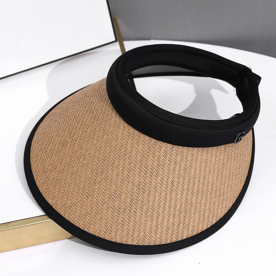 麦わら帽子 UV防止 日よけ帽 カーキ M 56-58cm | 卸売・ 問屋・仕入れの専門サイト【NETSEA】