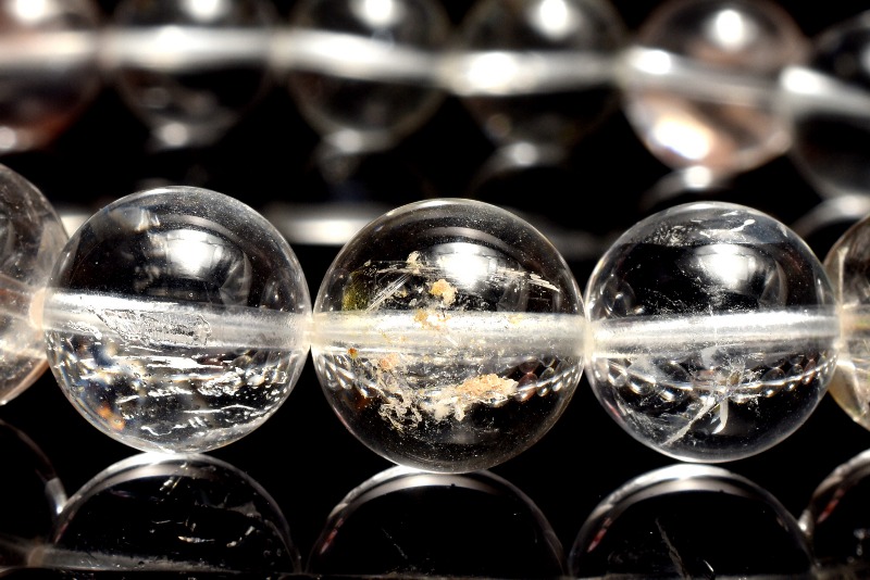 【1点物】数量限定 希少 クォーツインクォーツ(貫入水晶) 9-9.5mm ブレスレット _MA3642 | 卸売・ 問屋・仕入れの専門サイト【NETSEA】