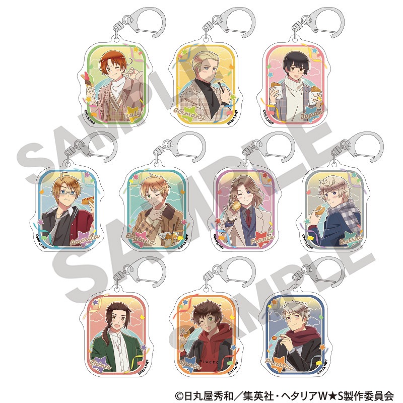 2025AW 新作 ヘタリア World★Stars トレーディングアクリルキーホルダー BOX 食べ歩きグルメ | 卸売・ 問屋・仕入れの専門サイト【NETSEA】