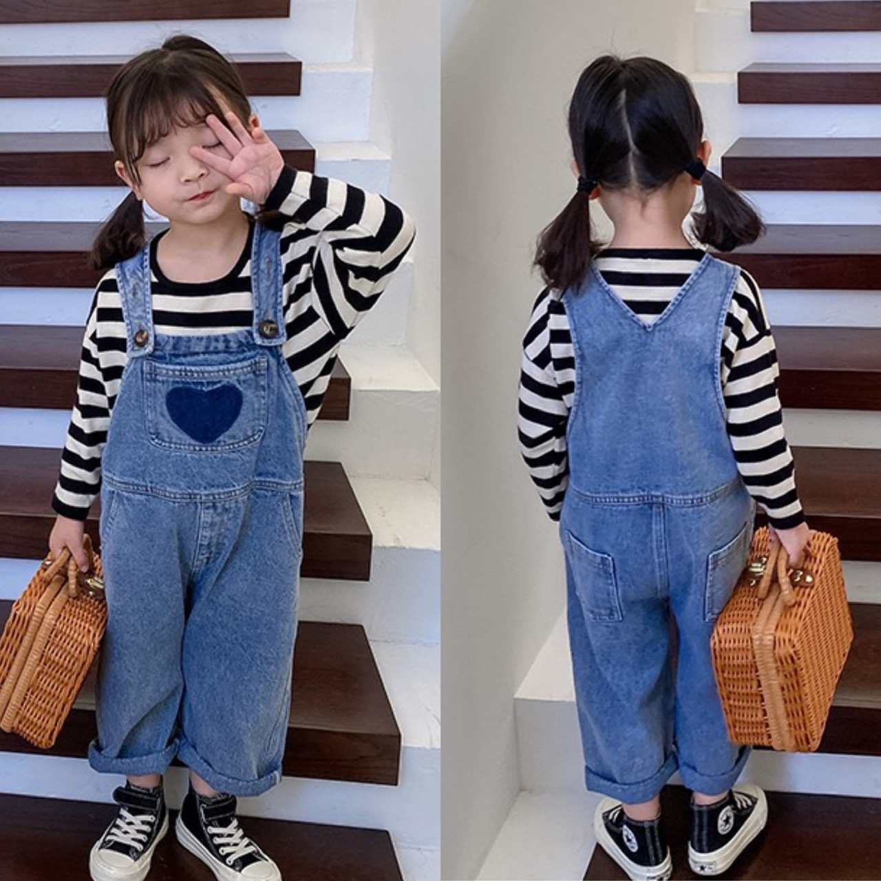 2023年春新作 キッズサロペット オーバーオール 男女兼用 カジュアル 韓国風 90-150cm アオキ商店 問屋・仕入れ・卸・卸売の専門【仕入れならNETSEA】