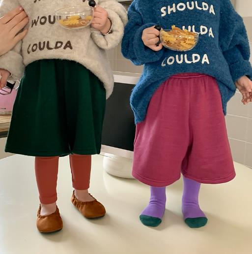 2022秋冬新品★子供服 ボトムス パンツ 七分丈 80-130cm★3色 Sun Flower 問屋・仕入れ・卸・卸売の専門【仕入れならNETSEA】