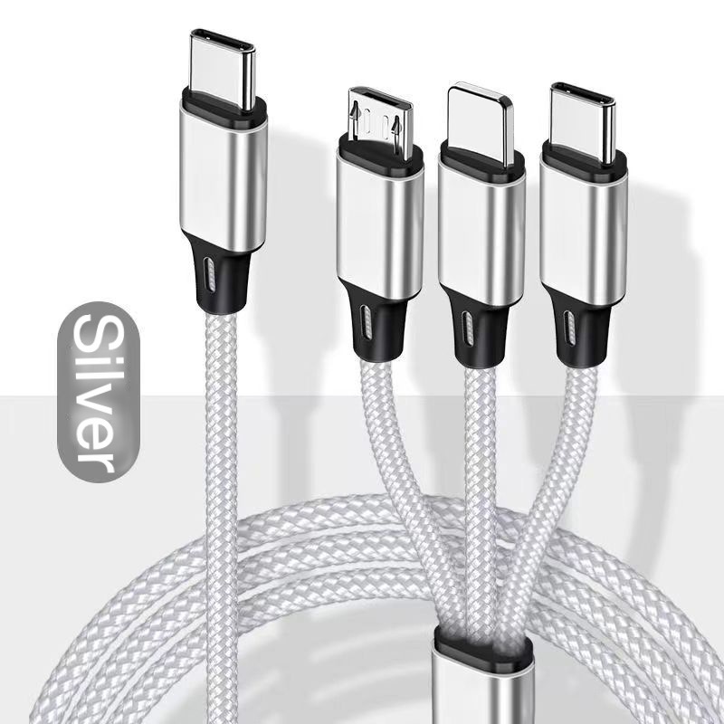 スマホ 充電ケーブル 3in1 Lightning/Type C/Micro Type Cケーブル 多機種対応 急速充電 高耐久 1.2m 錦綉 株式会社 問屋・仕入れ・卸・卸売の専門【仕入れ ...