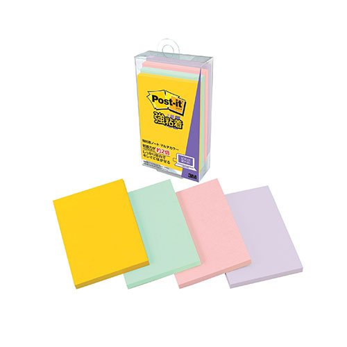 3M Post-it ポストイット 強粘着ノート マルチカラー5 3M-656SS-MC- 株式会社 アッシー | 卸売・ 問屋・仕入れの専門サイト【NETSEA】