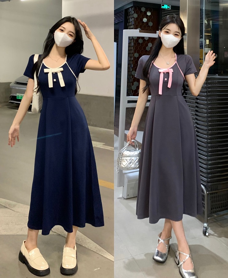 【大きいサイズM-4XL】【春夏新作】ファッションワンピース♪ブルー/グレー2色展開 株式会社 スリー・ストンズ レディース | 卸売・ 問屋・仕入れの専門サイト【NETSEA】