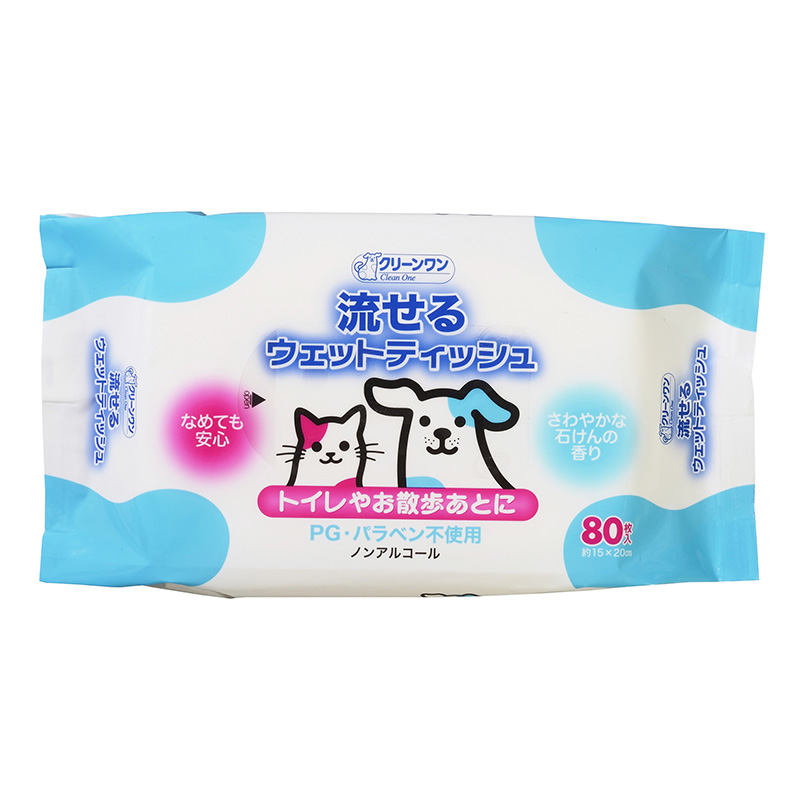 [シーズイシハラ]流せるウェットティッシュ 80枚 ラブリー・ペット商事 株式会社 | 卸売・ 問屋・仕入れの専門サイト【NETSEA】