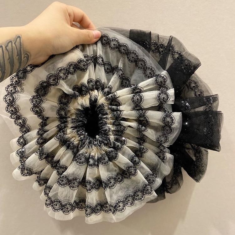 Bigシュシュ シスル フレンチレースシュシュ ポニーテール 韓国insヘアアクセサリー 株式会社 C2Jジャパン | 卸売・ 問屋・仕入れの専門サイト【NETSEA】