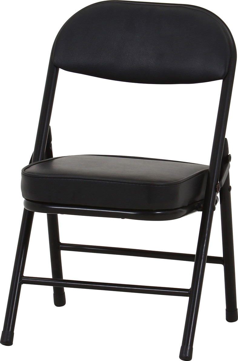 折りたたみチェア ロータイプPU BK | 卸売・ 問屋・仕入れの専門サイト【NETSEA】