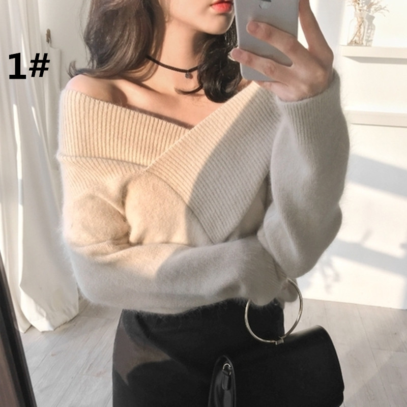プルオーバー 2023年秋冬新作 ニット ニットトップス レディース セーター Vネック 気質 ふわふわ Primo 問屋・仕入れ・卸・卸売の専門【仕入れならNETSEA】