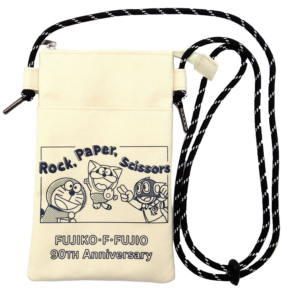 藤子・F・不二雄90TH ファスナーサコッシュ WH パルマート 株式会社 問屋・仕入れ・卸・卸売の専門【仕入れならNETSEA】