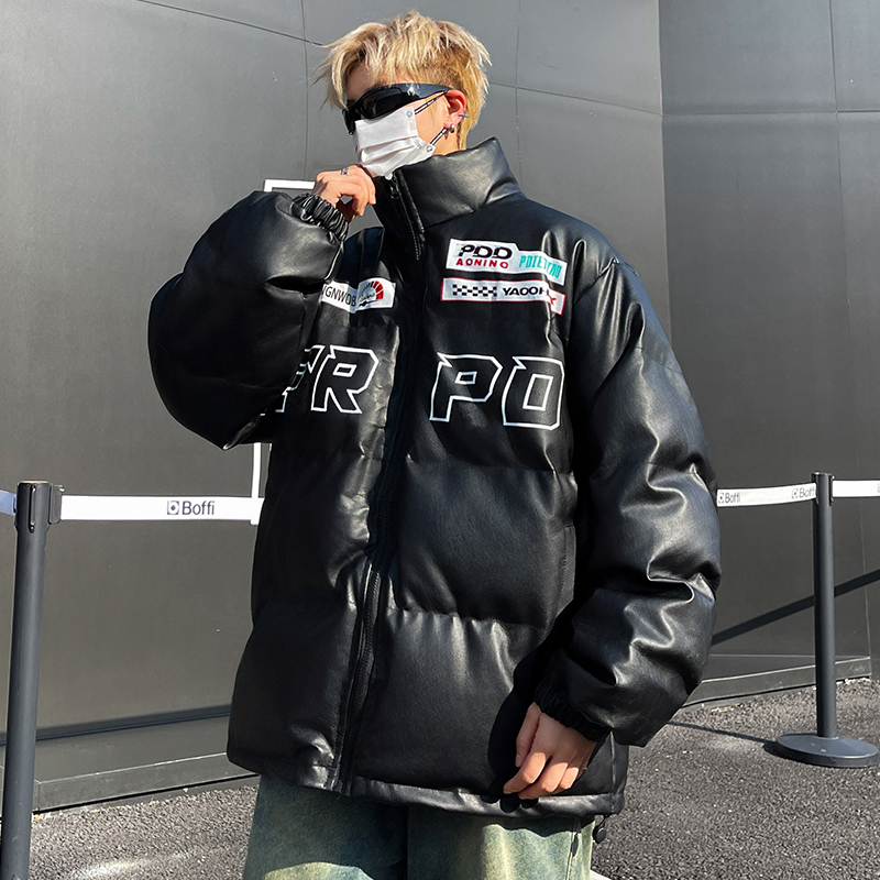 トップス アウター ジャケット 中綿ダウン PU フェイクレザー メンズ 合同会社 Jams 問屋・仕入れ・卸・卸売の専門【仕入れならNETSEA】