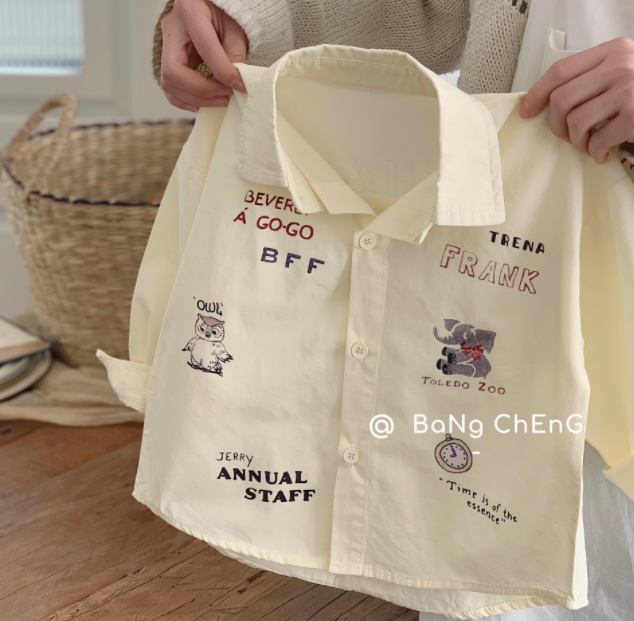 2024春夏新品 子供服 ベビー服 韓国風子供服 セーター着 シャツ 長袖Tシャツ ins 個人事業主 桜花屋 問屋・仕入れ・卸・卸売の専門 ...