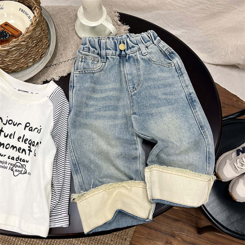 2024春新作 韓国風子供服 ジーパン ベビー服 男の子 ジーパン 80-130cm 個人事業主 Light of the sea | 卸売・ 問屋・仕入れの専門サイト【NETSEA】