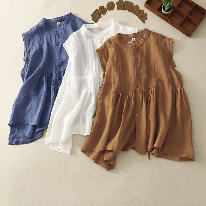 レディース服 2024年夏新作 カーディガン ノースリーブ ベスト トップス M#-2XL# 3色展開 | 卸売・ 問屋・仕入れの専門サイト【NETSEA】