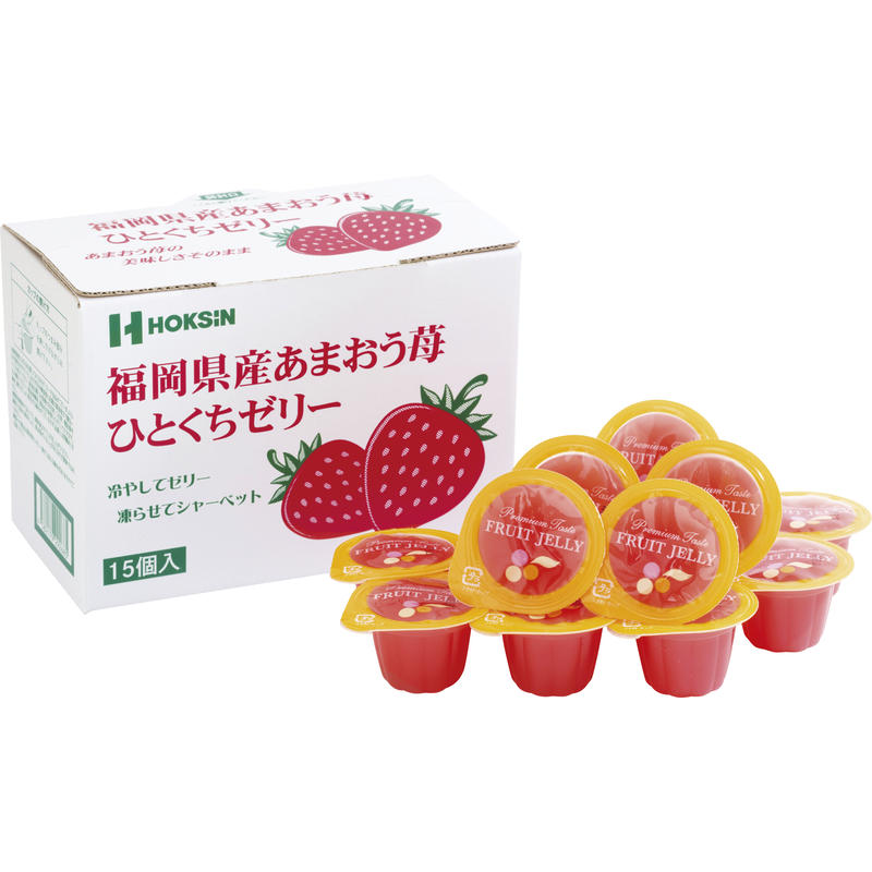 （8月まで）福岡県産あまおう苺ひとくちゼリー MA-5B (ミニマムロット単位)【直送品】[送料無料] | 卸売・ 問屋・仕入れの専門サイト【NETSEA】