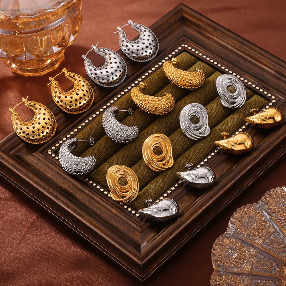 ステンレスピアス アクセサリー 18kコーティング レディース 金属アレルギー対応 Lateru Accessory | 卸売・ 問屋・仕入れ ...