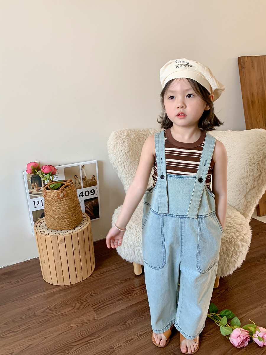 2024新作 韓国風 ベビー服 子供服 女の子 袖なし トップス+キャミソールパンツ 分けて販売 80-140cm 個人事業主 Light of the sea 問屋・仕入れ・卸・卸売の専門 ...