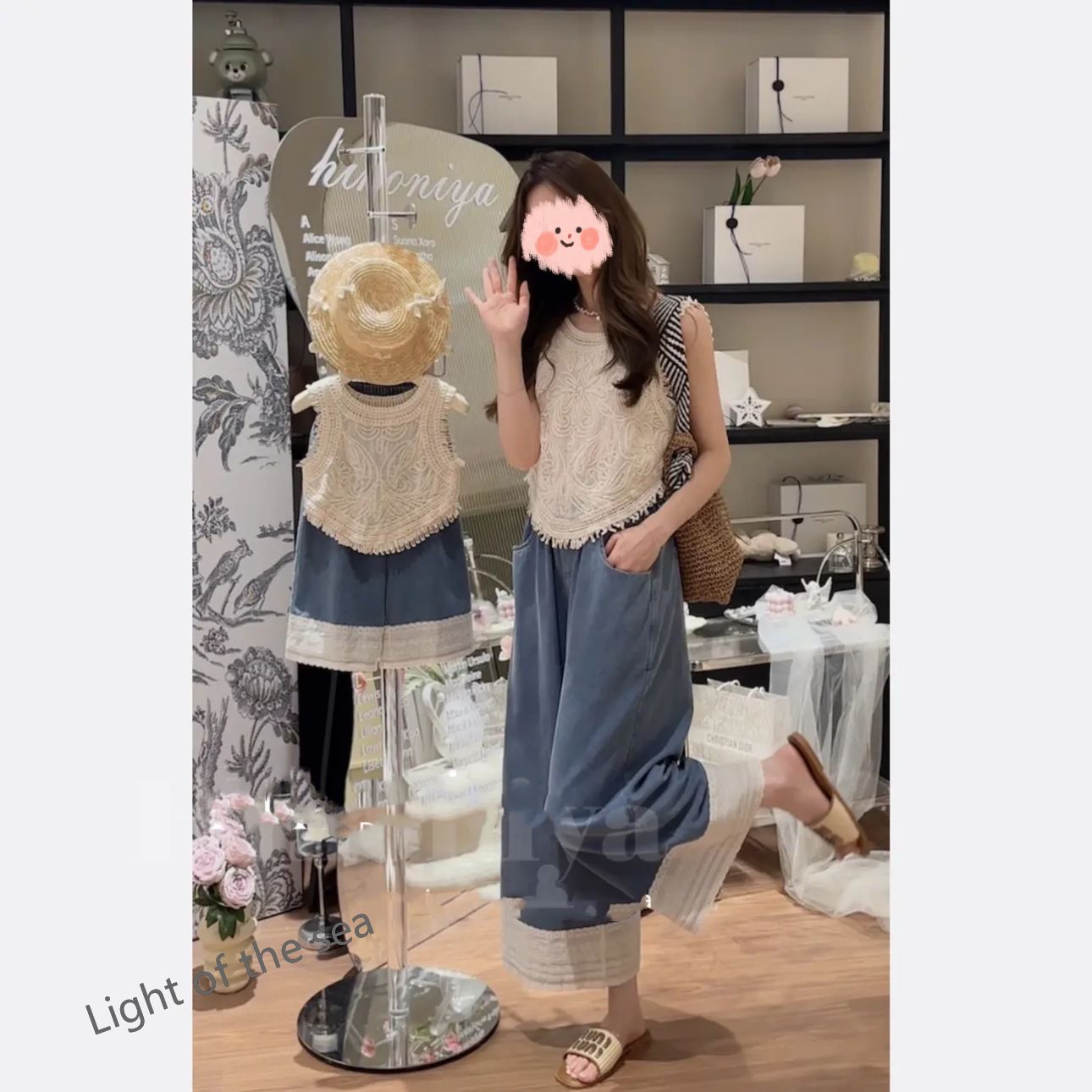 2024新作 韓国子供服 親子服 女の子半袖トップス+ズボン 2点セット80-145 個人事業主 Light of the sea 問屋・仕入れ・卸・卸売の専門【仕入れならNETSEA】