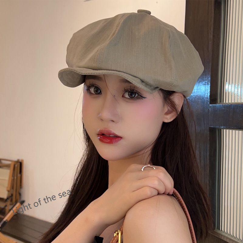 2024新作 ハット ベレー帽 ベレー帽 女の子帽子 キャップ 無地 個人事業主 Light of the sea | 卸売・ 問屋・仕入れの専門サイト【NETSEA】