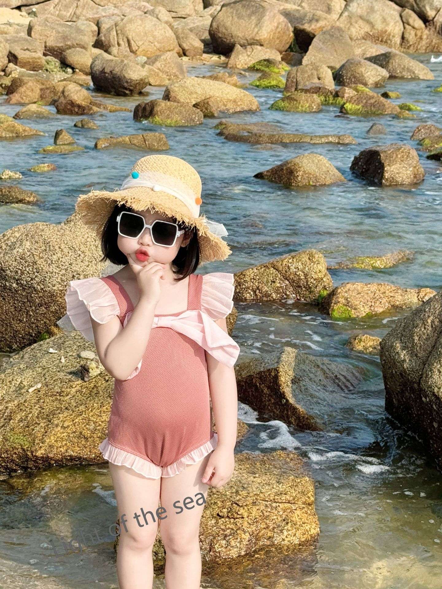 2024夏新作 ベビー服 韓国風 女の子半袖連体水着 水泳服 砂浜 海水着 温泉用 子供用水着 90-140cm 個人事業主 Light of the sea 問屋・仕入れ・卸・卸売の専門 ...