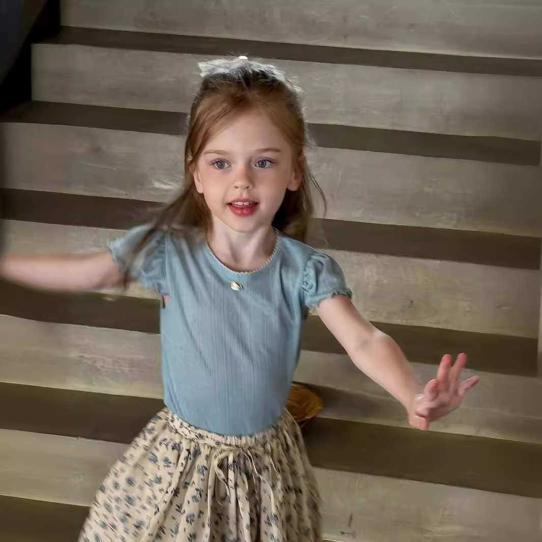 2024★夏新作★韓国風子供服★トップス★90cm～130cm 3色 BBM 株式会社 問屋・仕入れ・卸・卸売の専門【仕入れならNETSEA】