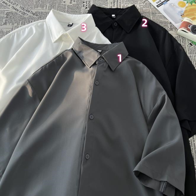 2024春夏新作 メンズ 男 トップス 半袖 無地のシャツ ブラウス コート アウター カーディガン M-3XL | 卸売・ 問屋・仕入れの専門サイト【NETSEA】