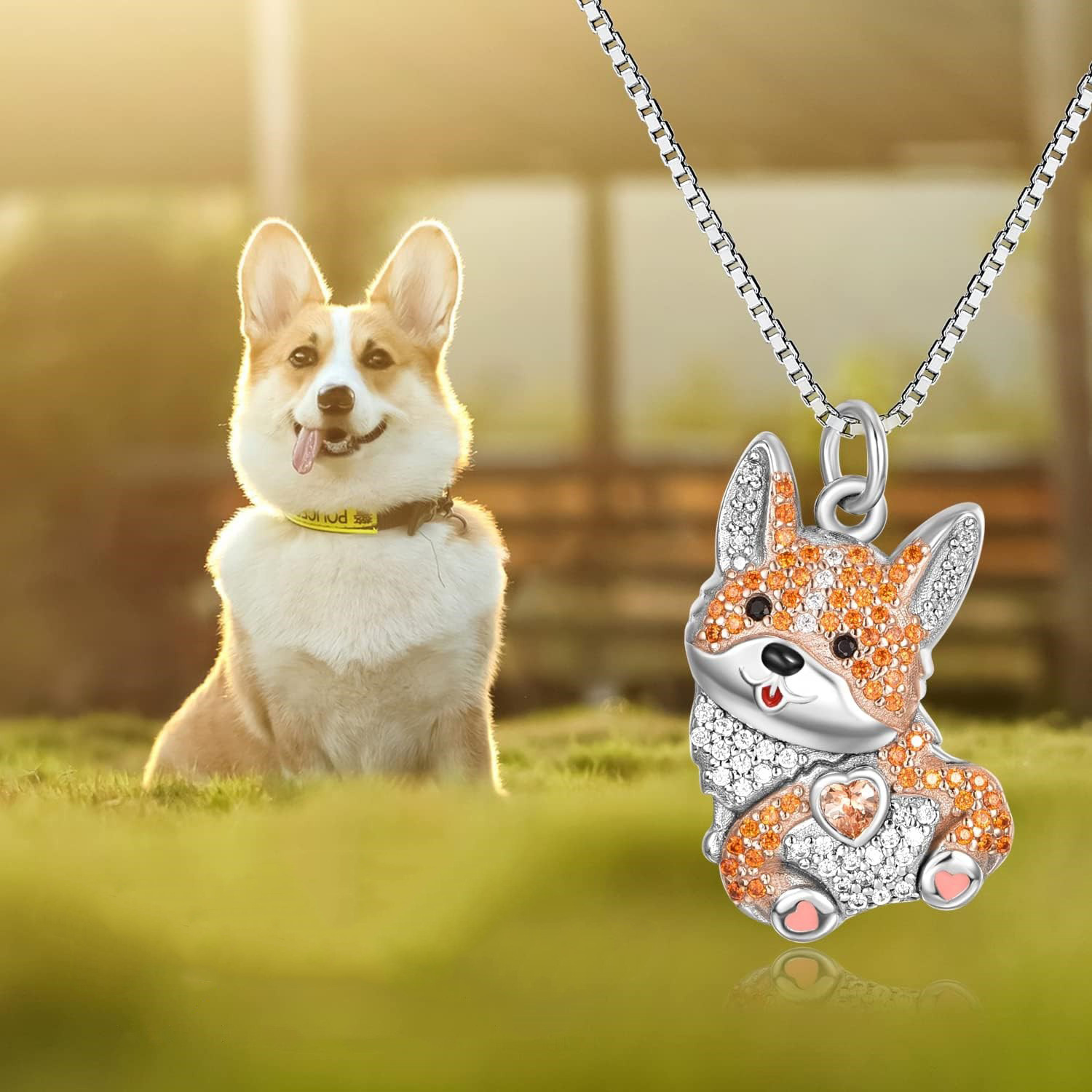 かわいい動物、ハスキーのペンダント、スタイリッシュで絶妙な子犬、ペットのネックレス、鎖骨チェーン MUGI 優品 | 卸売・ 問屋・仕入れの専門サイト【NETSEA】