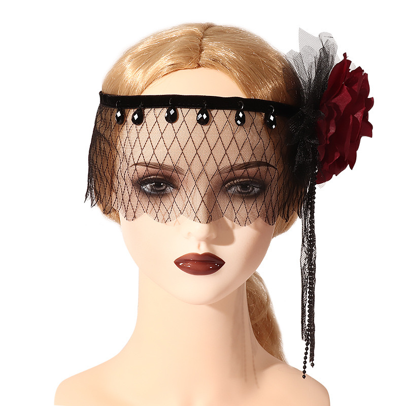 【即日出荷】赤いバラ 仮面マスク レースマスク おもしろ ハロウィンコスプレ【9563】 KIHAKU | 卸売・ 問屋・仕入れの専門サイト【NETSEA】