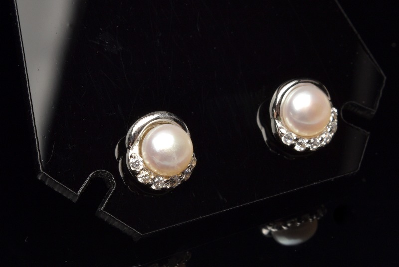 Silver925 淡水パール 真珠 5mm ピアス _PRG1999 | 卸売・ 問屋・仕入れの専門サイト【NETSEA】